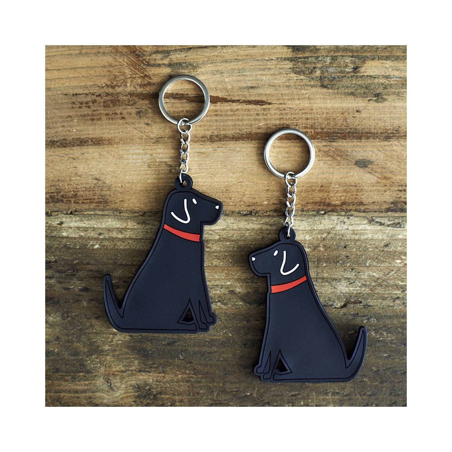Black Labrador Keyring - Dog Krazy Gifts