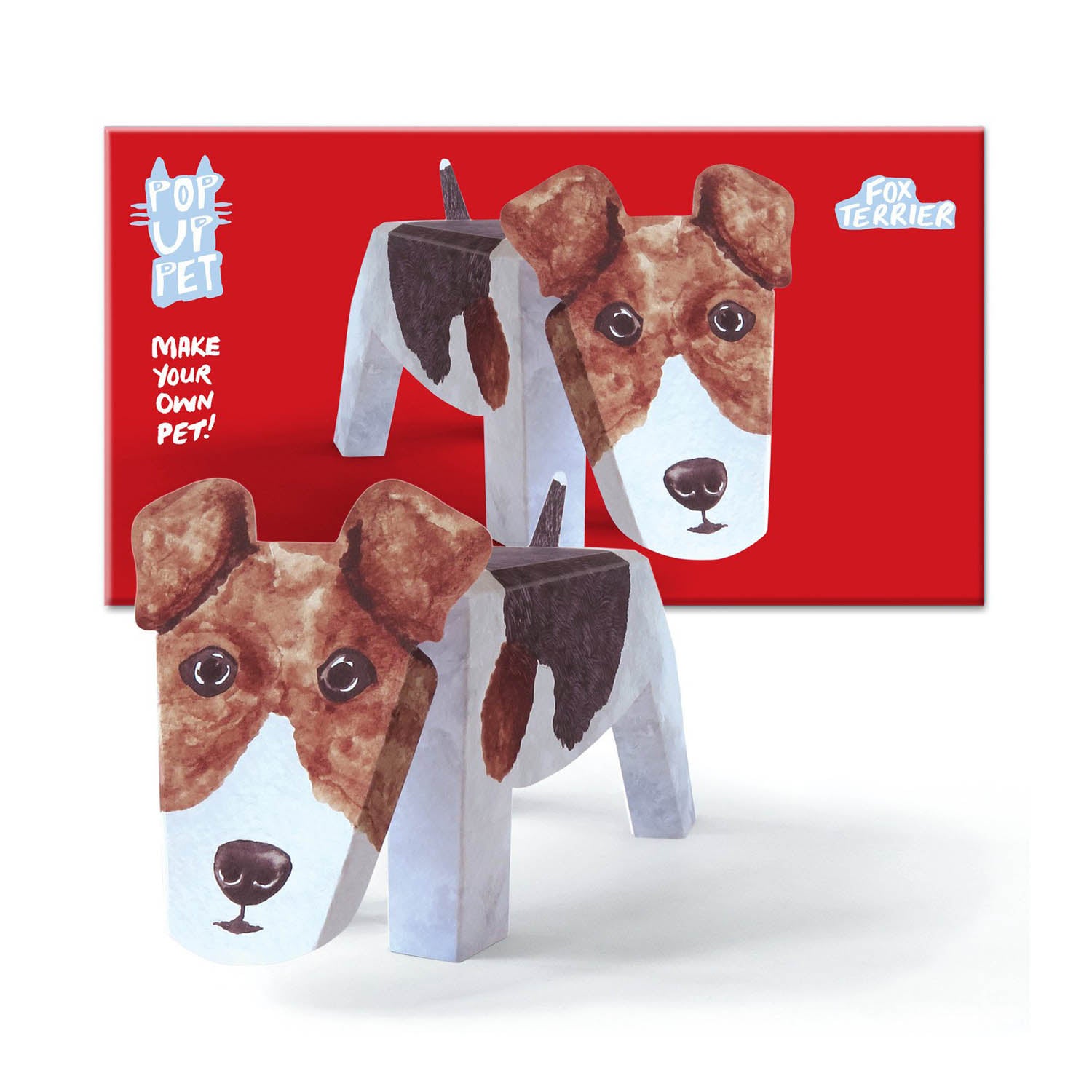 Fox Terrier Pop Up Pet - Dog Krazy Gifts